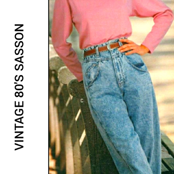 Sasson Jeans | Jeans | Vintage 98s Sasson High Rise Mom Jeans Size 14 ...